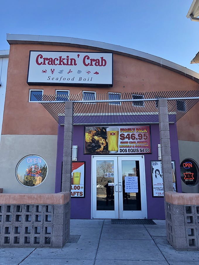 "Bold colors outside, bold flavors inside. Crackin' Crab is turning Albuquerque into a seafood lover's paradise."