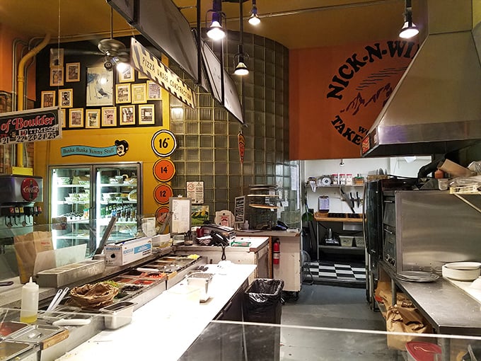 Pizza with a view&hellip; of more pizza! Nick-N-Willy's open kitchen lets you watch your pie's journey from dough to delicious.