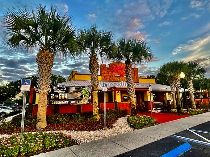 Red meat meets red carpet treatment. Saltgrass proves everything really is bigger in Texas &ndash; even when it's in Florida.