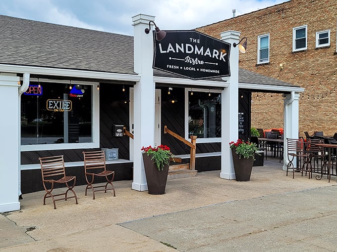 Blooming with potential, The Landmark Bistro beckons. It's not just dinner; it's a rendezvous with deliciousness.