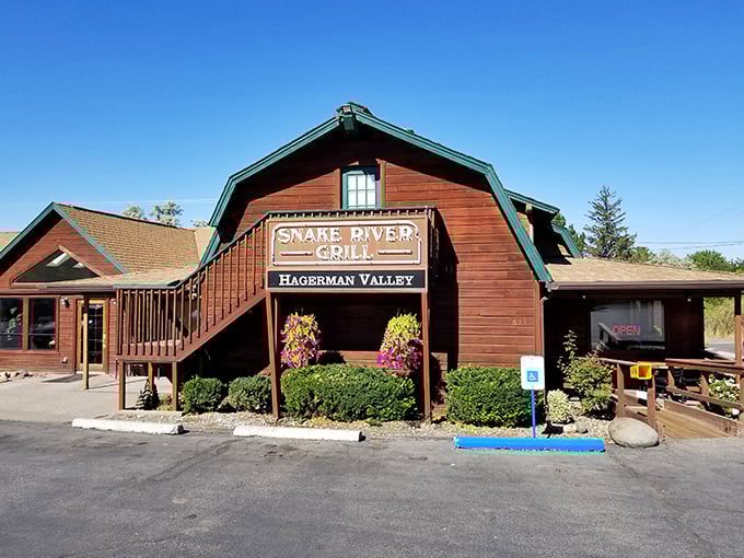 Sun-kissed and inviting, the Snake River Grill promises a meal with a view. Hope you brought your appetite and your camera!