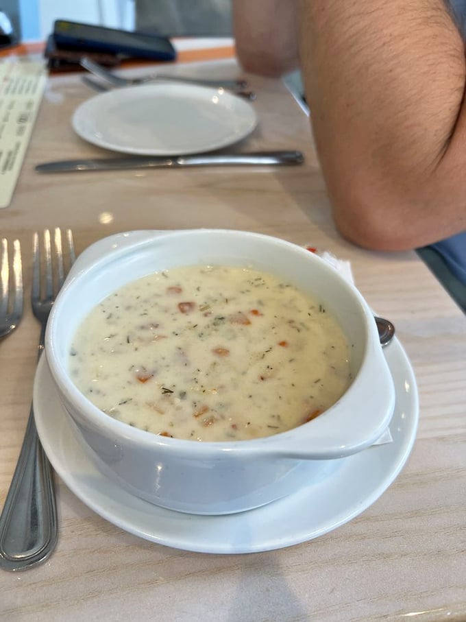They say a picture is worth a thousand words, but this chowder is worth a thousand compliments.