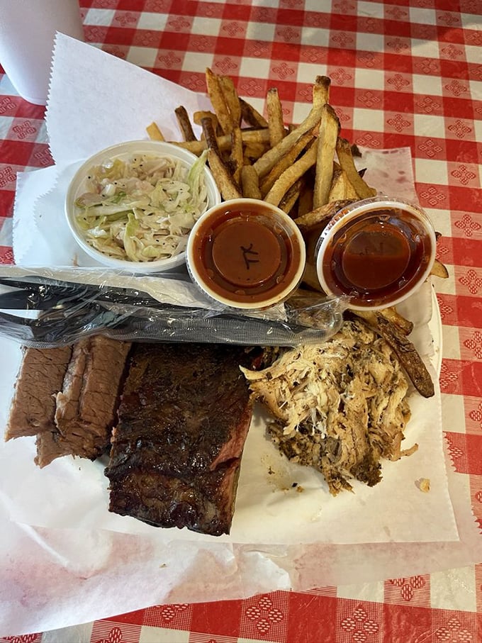 These ribs aren't just the best in town, they're a smoky siren song. Resistance is futile, so grab some napkins and dive in.