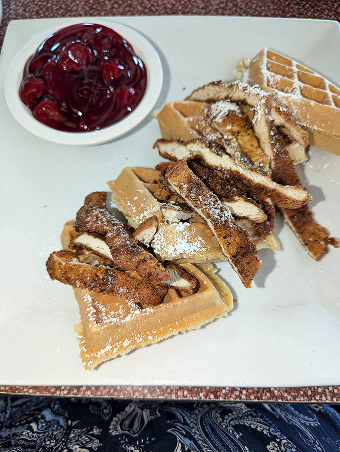 These waffles are so good, they might make Belgium consider changing its national dish. Crispy, fluffy, and utterly irresistible.