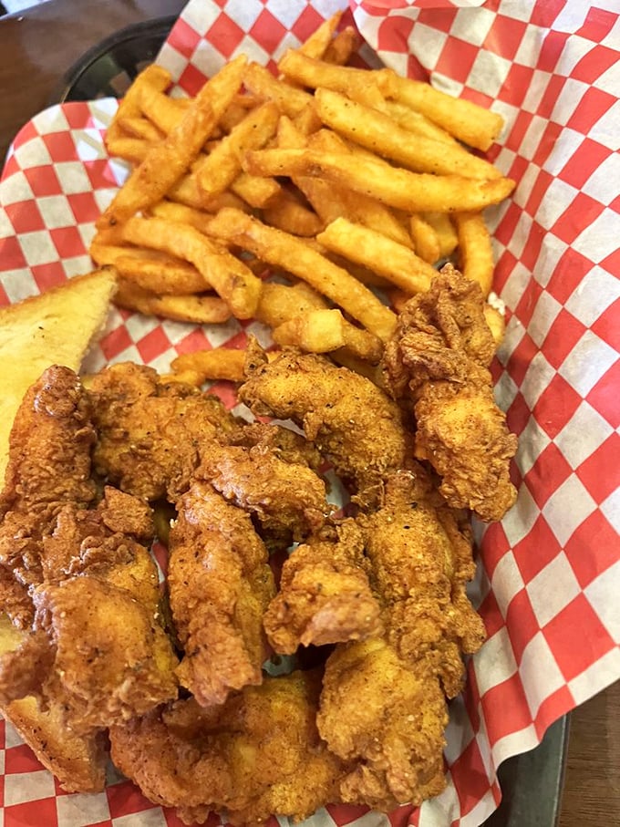 Clucking delicious! These golden-brown chicken tenders are crunchier than a nature hike through autumn leaves.