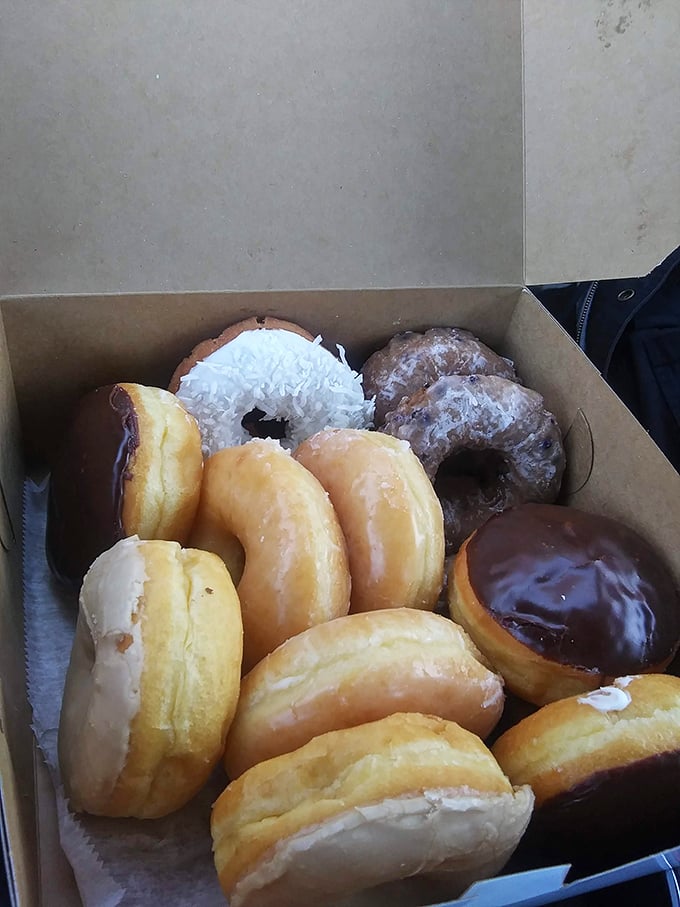 Classic glazed meets chocolate frosted: a love story sweeter than any rom-com. These donuts are ready for their close-up!