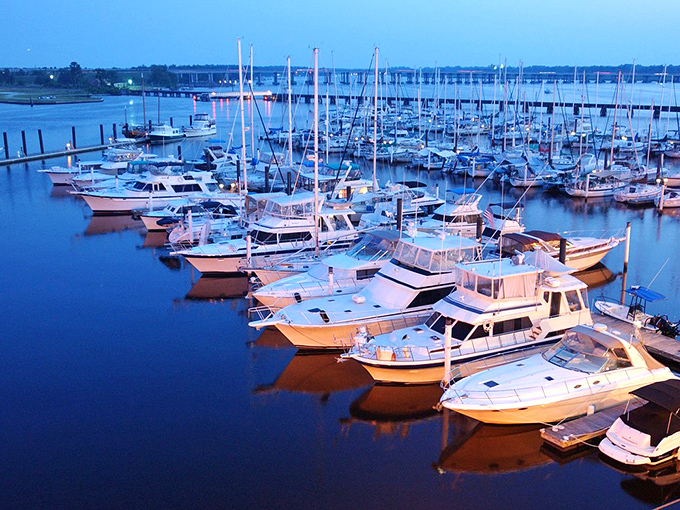 Boat-watching: the ultimate New Bern spectator sport. These docks are where nautical dreams and sunset views collide.