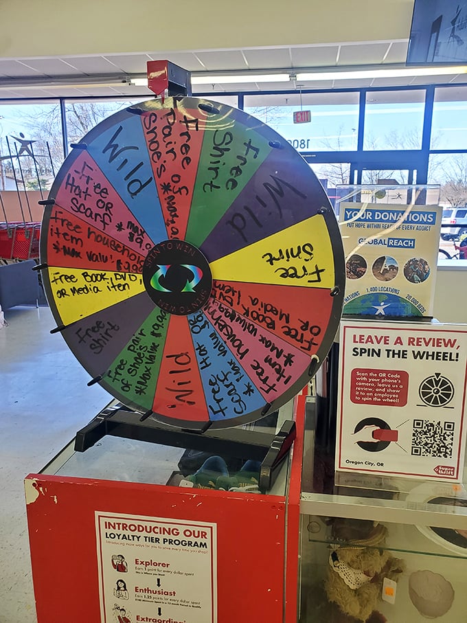 Spin the wheel of fortune! Or is it misfortune? Either way, you're in for a wild ride at SuperThrift's loyalty program roulette.