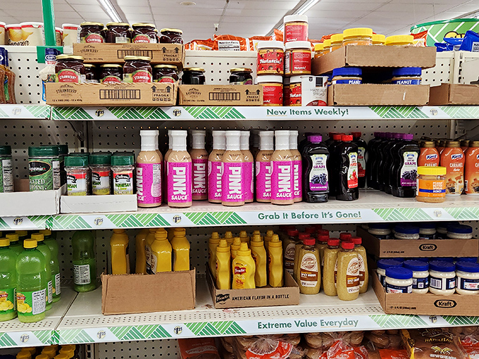 Condiment heaven or flavor roulette? With this many sauces at a dollar each, your taste buds can go on a world tour without breaking the bank.