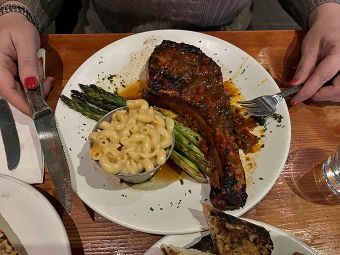 Delicious treasures and creamy mac make the perfect supporting cast.