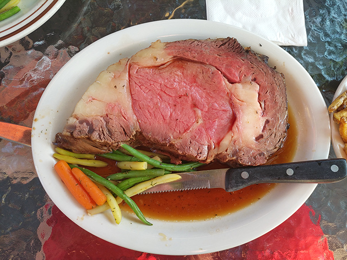This steak isn't just cooked, it's serenaded to perfection. Medium-rare never looked so good!