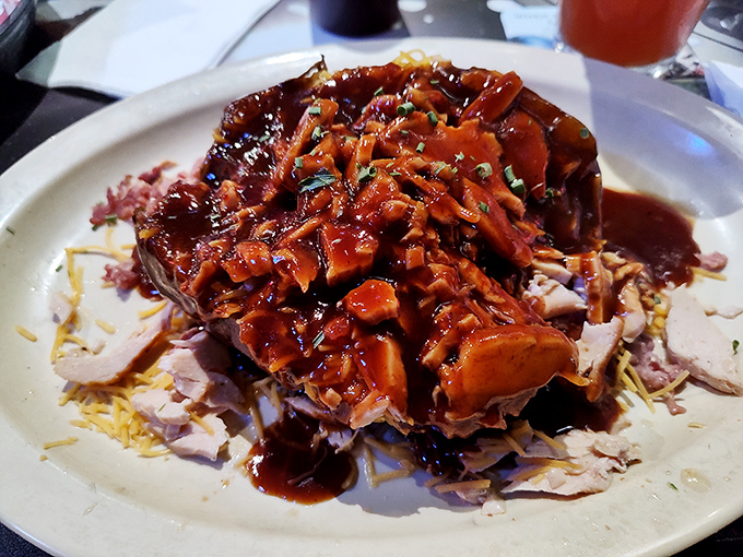This pulled pork looks like it's been slow-cooked in the engine room of the Millennium Falcon. Han Solo would approve!