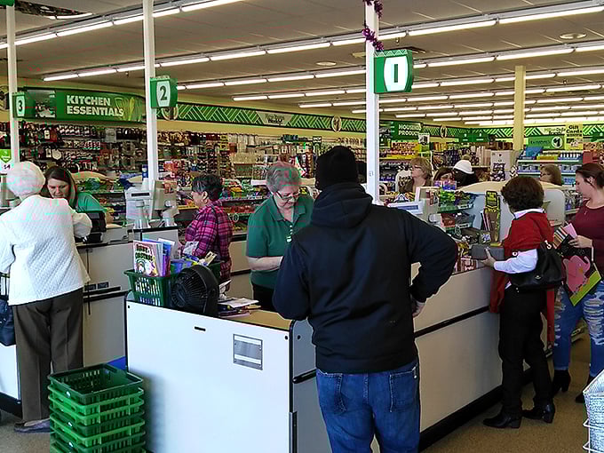 The unsung heroes of Dollar Tree, masters of the "Everything's a Dollar" mantra. Their patience deserves a medal... or at least a really nice dollar store gift basket.