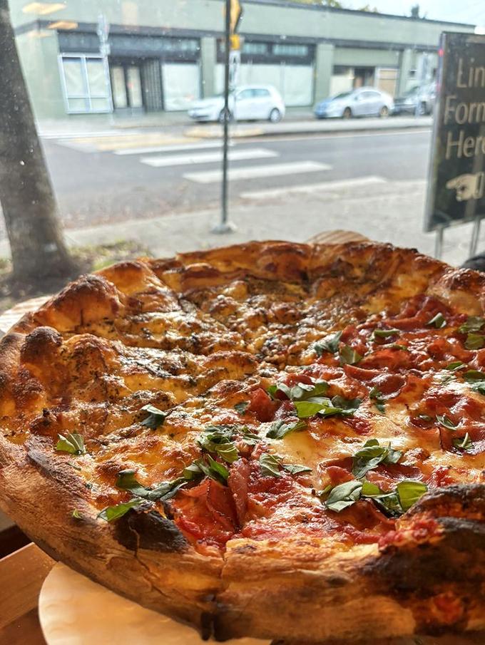 Meet the Apizza Amore &ndash; half traditional, half adventurous, all delicious. It's the pizza equivalent of a mullet: business in front, party in the back!