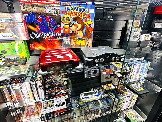 Gamers, get ready to geek out! This retro gaming goldmine is packed with enough nostalgia to make your inner child do a victory dance.