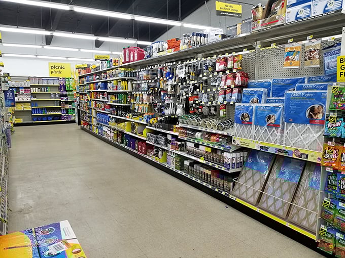 From picnic essentials to everyday must-haves, this aisle has more practical items than MacGyver's Swiss Army knife collection.