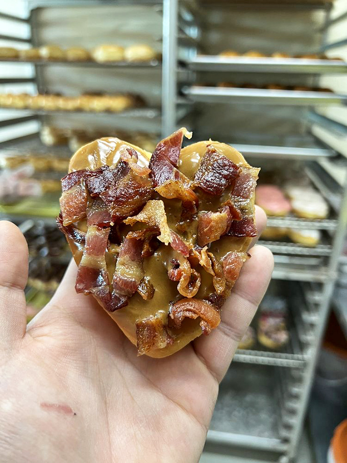 Bacon me crazy! This maple-bacon masterpiece is the breakfast of champions and the dessert of rebels all rolled into one.
