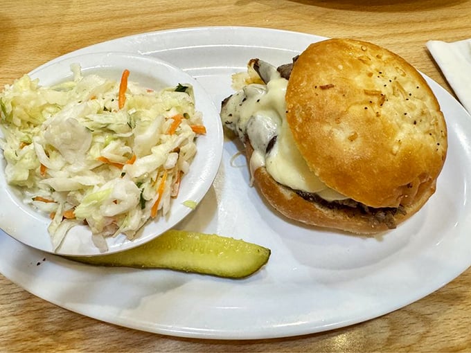 The Abba sandwich: not singing "Dancing Queen," but it'll have your taste buds doing the cha-cha. Coleslaw's invited to the party too!