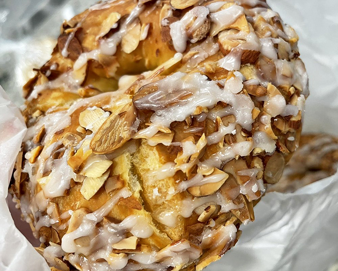 Almond croissants so good, they'll make you say "Ooh la la!" in your best (or worst) French accent. Flaky, buttery, and unapologetically indulgent.
