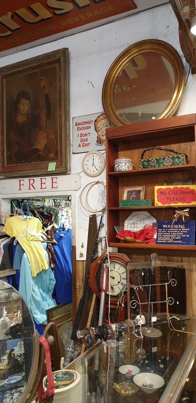 "Amazingly Enough, I Don't Give a…" Well, that's one way to price your antiques! Honesty and humor, served with a side of vintage.