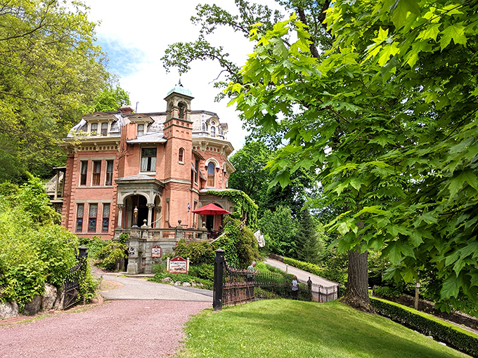 The Asa Packer Mansion isn't showing off&mdash;okay, maybe a little&mdash;but when you've built a railroad empire, your home deserves a hilltop throne.