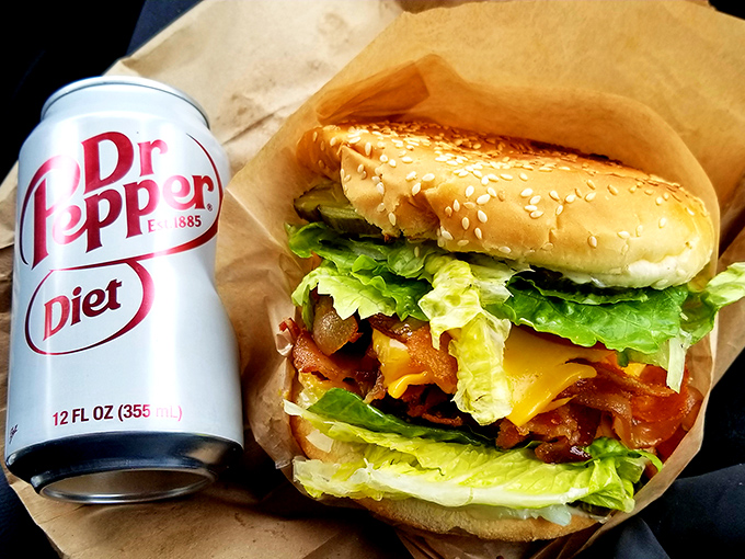 The classic combo gets an Alaskan upgrade. This bacon burger and soda duo is ready for its taste bud tango.