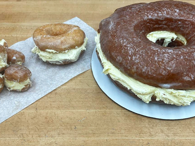 Cream of the crop! These buttercream-filled donuts are so decadent, they should come with a warning label. Indulge responsibly.