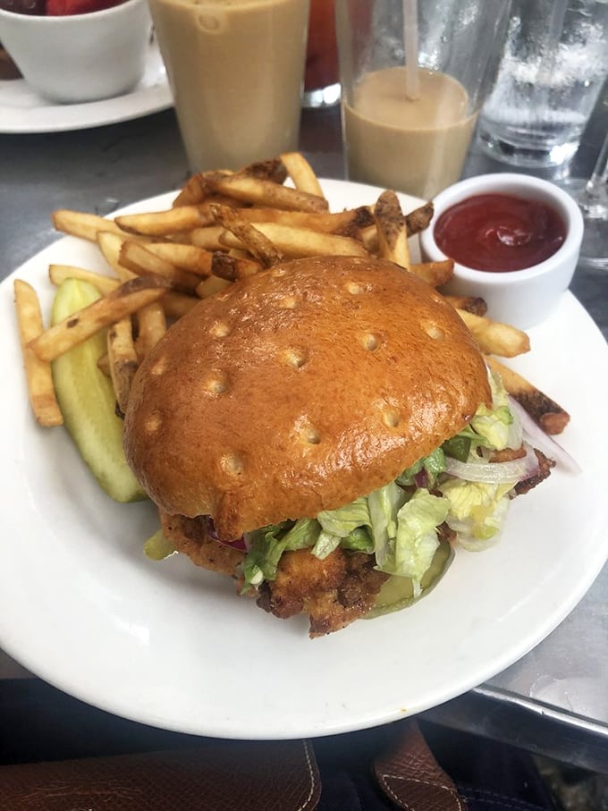 Not your average chicken sandwich. This crispy creation is so good, it might make you cluck with joy.