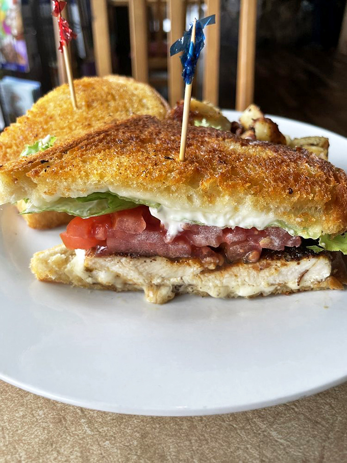 The Cajun chicken sandwich: where Southern comfort meets Western charm. It's a flavor rodeo in every bite!