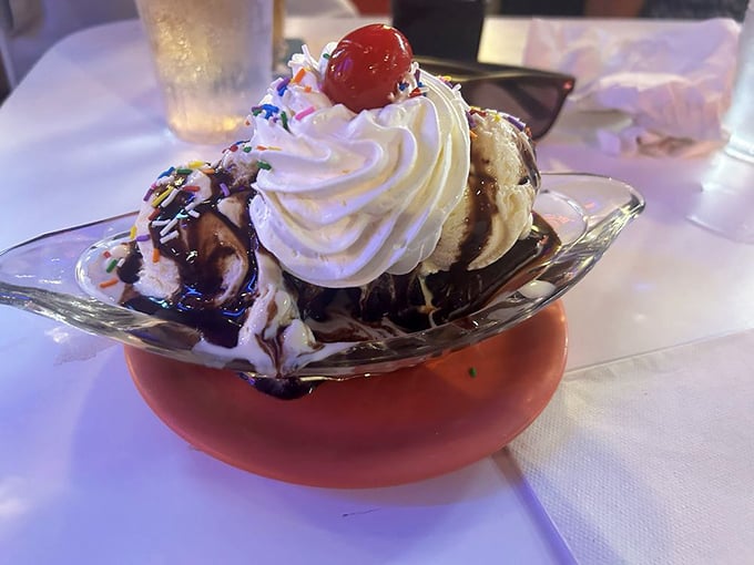 Good grief, Charlie Brown! This sundae is so decadent, even Snoopy would share his doghouse for a bite.