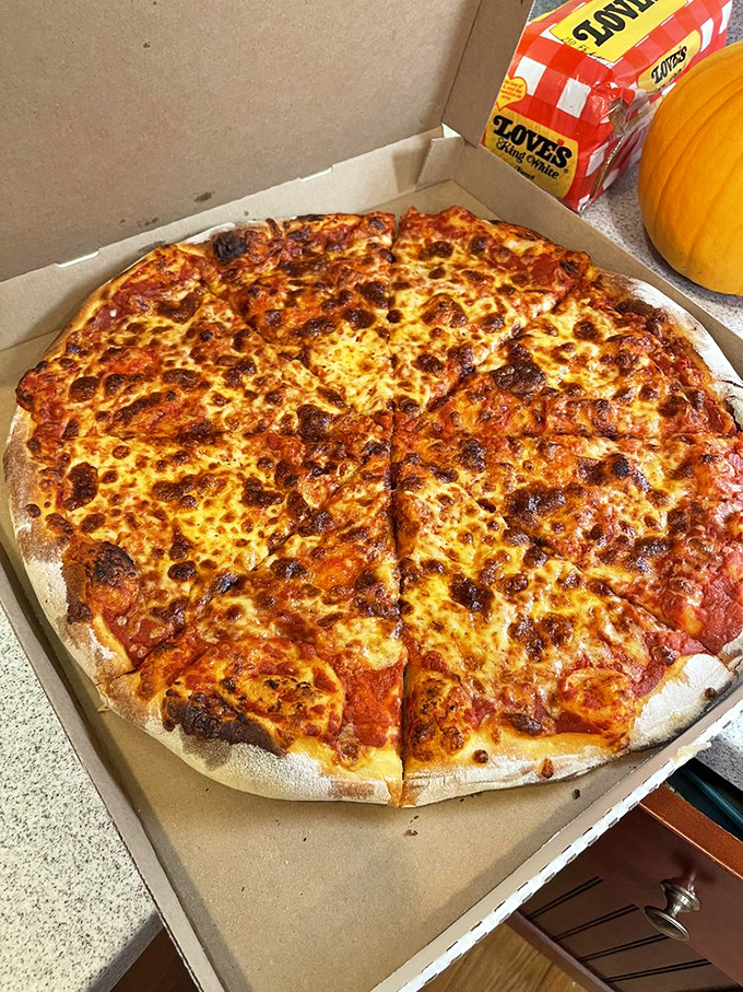 Behold, the OG of pizzas! This cheese pie is proof that sometimes, simplicity is the ultimate sophistication in the pizza world.