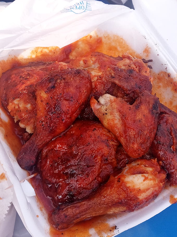 Finger-lickin' fantastic! This chicken's so juicy, you might need a bib – but trust me, it's worth the mess.