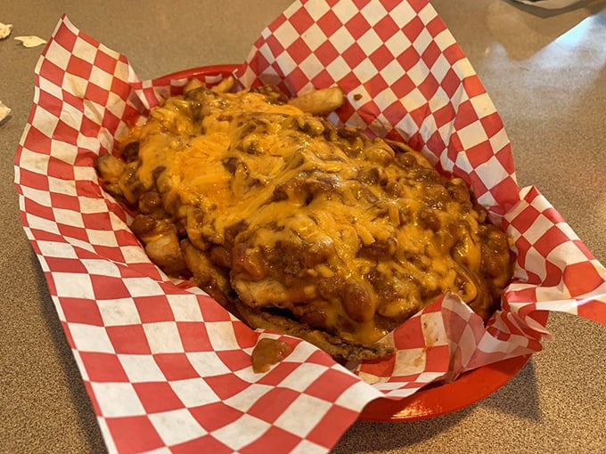 Comfort food jackpot! These chili cheese fries are what happens when potatoes meet their soulmate and live happily ever after.
