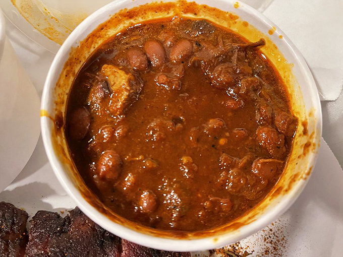 Comfort in a bowl! This chili stew looks like it could warm your soul faster than a hug from your grandma.