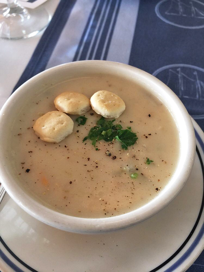 Pepper-flecked and herb-kissed, this chowder is a bowl of pure, creamy bliss that would make Neptune himself jealous.