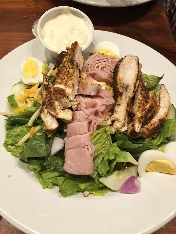 Who said salads can't be satisfying? This protein-packed masterpiece proves healthy eating doesn't require culinary martyrdom.