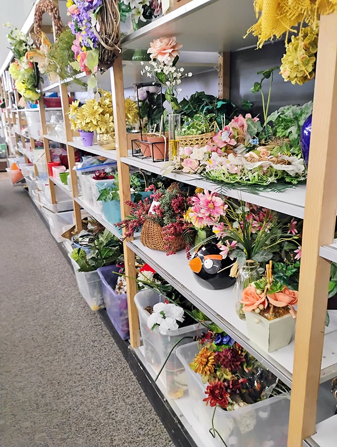 Bloom where you're planted &ndash; or pick up some faux flowers to brighten any corner of your home.