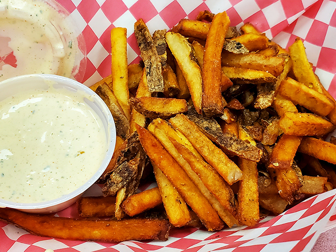 Fry, oh my! These golden beauties are the supporting actors that steal the show. Crispy on the outside, fluffy on the inside &ndash; it's potato perfection.