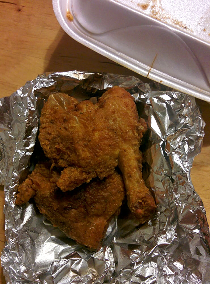 Colonel who? This fried chicken is so crispy and juicy, it might just start a finger-lickin' revolution. Napkins are your new best friend.