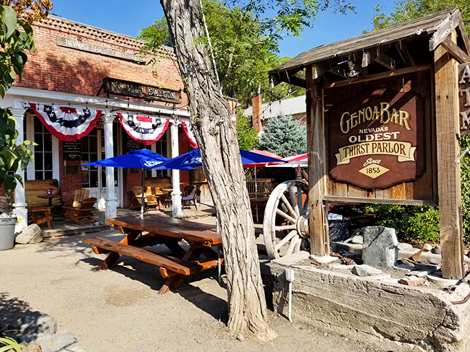 Saddle up to the Genoa Bar, pardner! This watering hole's been quenching thirsts since before your great-grandpappy was in diapers.