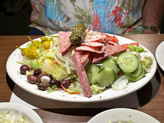 The Greek Appetizer Plate: where Mediterranean flavors come to party. It's a vacation for your taste buds, no passport required.