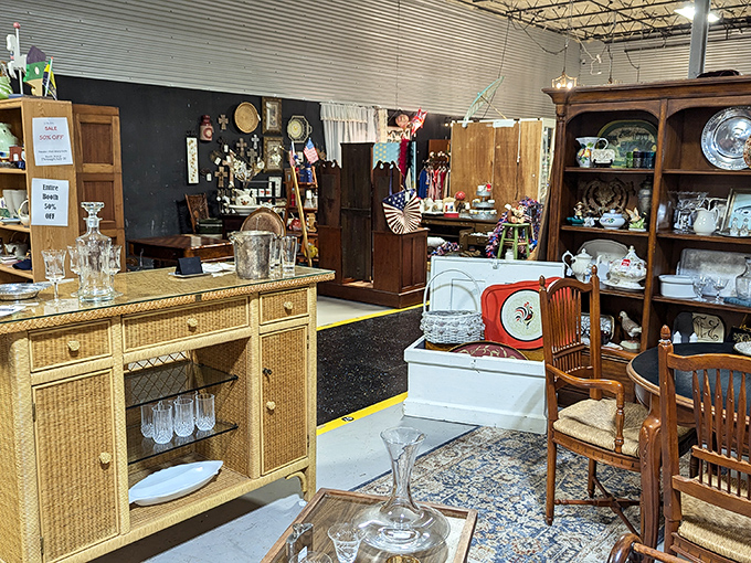 It's like your grandmother's attic had a baby with a museum. Every corner tells a story, and some even come with doilies!