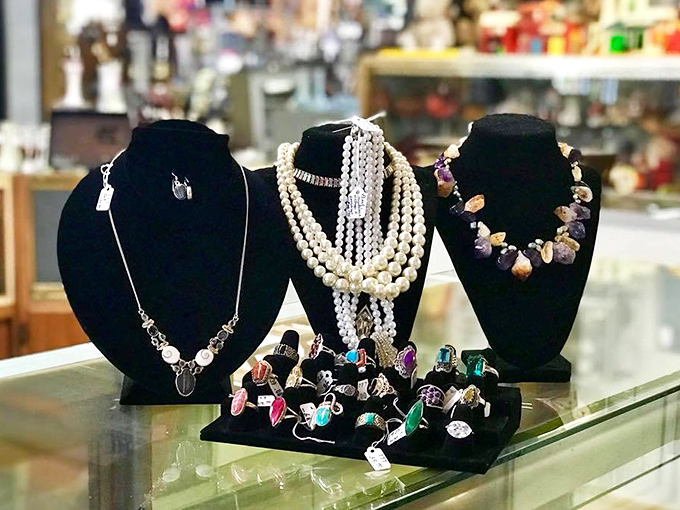 Sparkle and shine! These vintage jewels are ready to add some old-school glamour to your modern wardrobe.