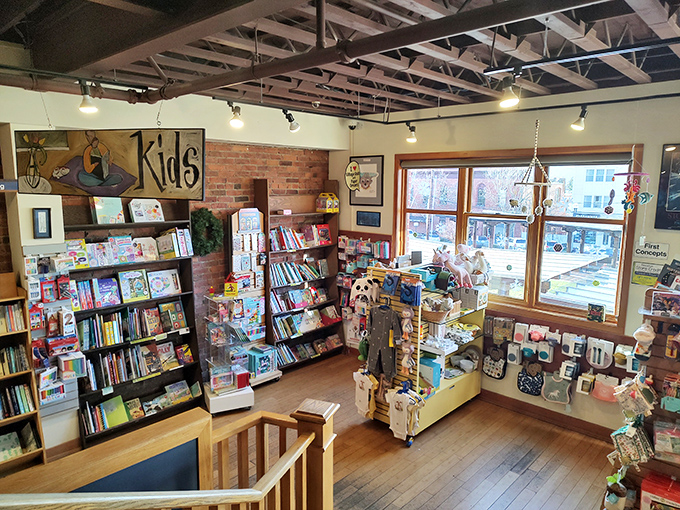 The kid's section: where future bookworms are born and parents' wallets go to die. Worth every penny!