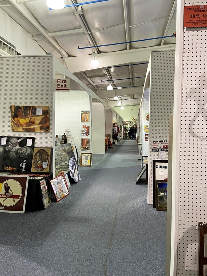 The aisle of time! These long corridors aren't just paths; they're portals to different decades, each turn a new chapter in history.