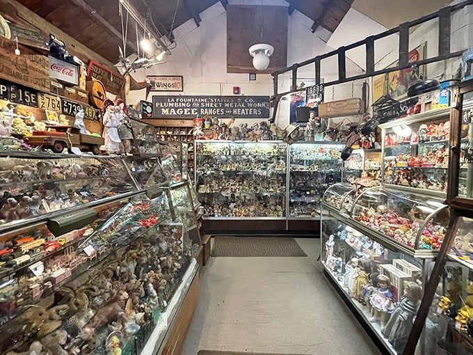 Toy Story come to life! This isn't just a collection; it's a plastic and tin army of childhood memories standing at attention.