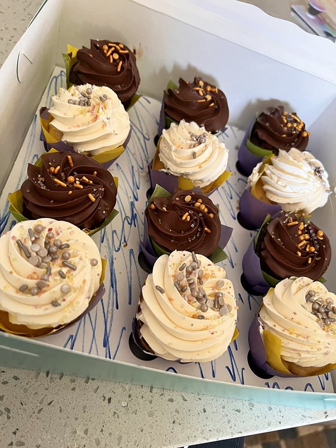 Cupcake heaven alert! These non-dairy chocolate ganache and lilikoi beauties are proof that you can have your cake and eat it too, dietary restrictions be darned.