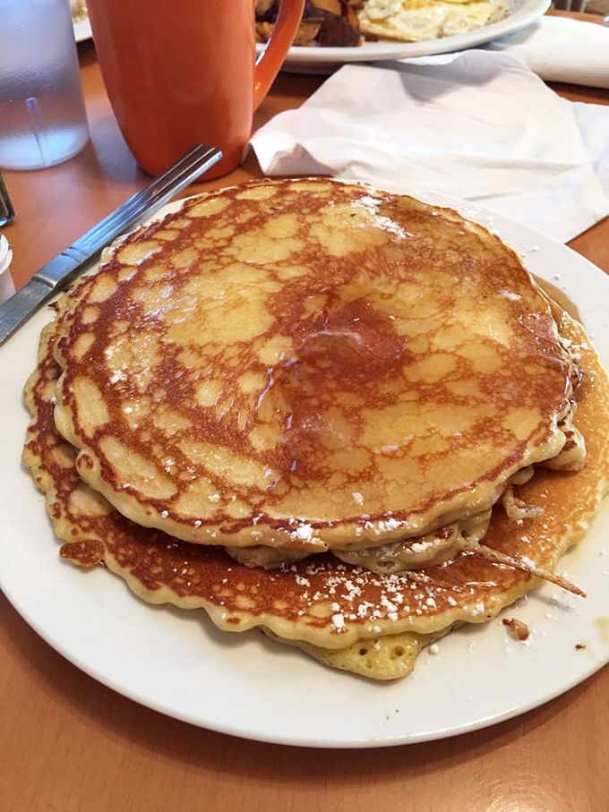 These pancakes are fluffier than a cloud's pillow. One bite and you'll be walking on air &ndash; or maybe that's just the sugar rush.