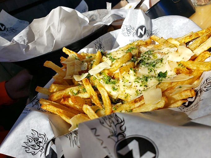 Parmesan garlic fries: Because sometimes, regular fries just aren't indulgent enough. Your taste buds will thank you later.