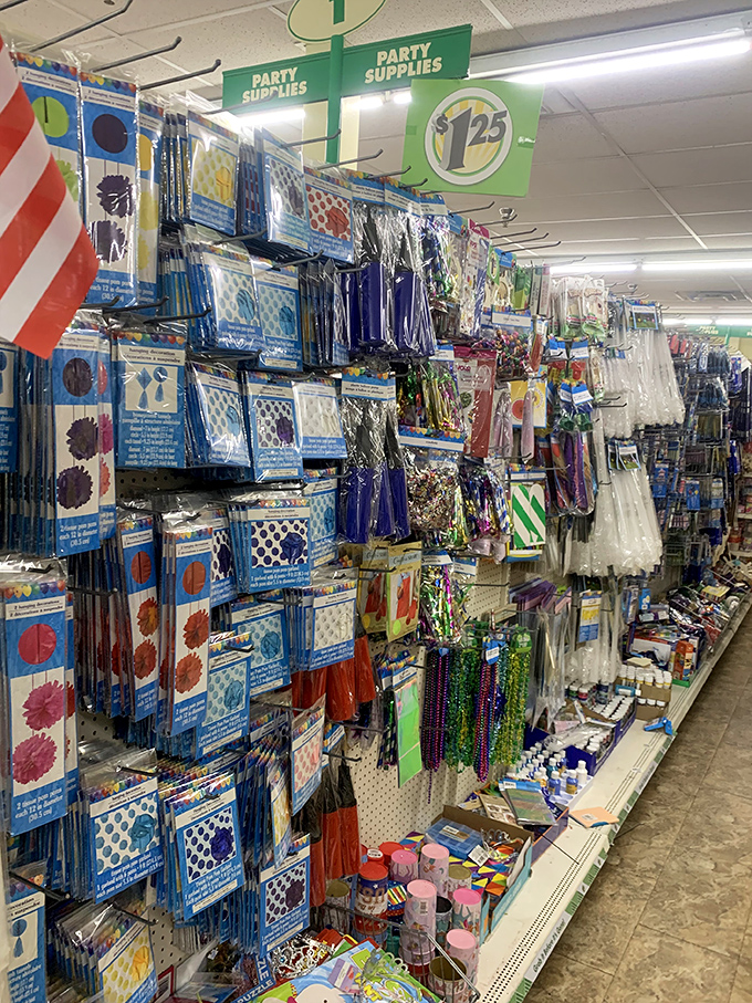 Welcome to the party planner's paradise! This aisle is where Pinterest dreams come to life without breaking the bank. Let the festivities begin!